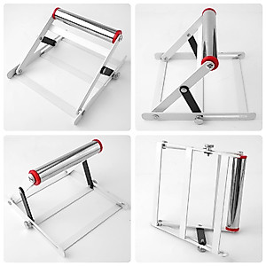 2pcs Adjustable Cutting Machine Support Frame, Foldable Height Adjustable Cutting Machine Table Saw Stand, Height Adjustable Range 2.17-5.31 Inch