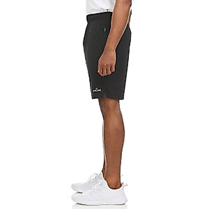 Spalding Mens Repel Performance Basketball Short with 9" Inseam, Black, S