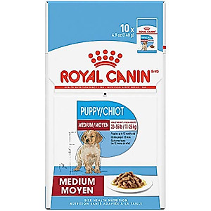 Royal Canin Medium Puppy Wet Dog Food, 4.9 oz cans 10-count