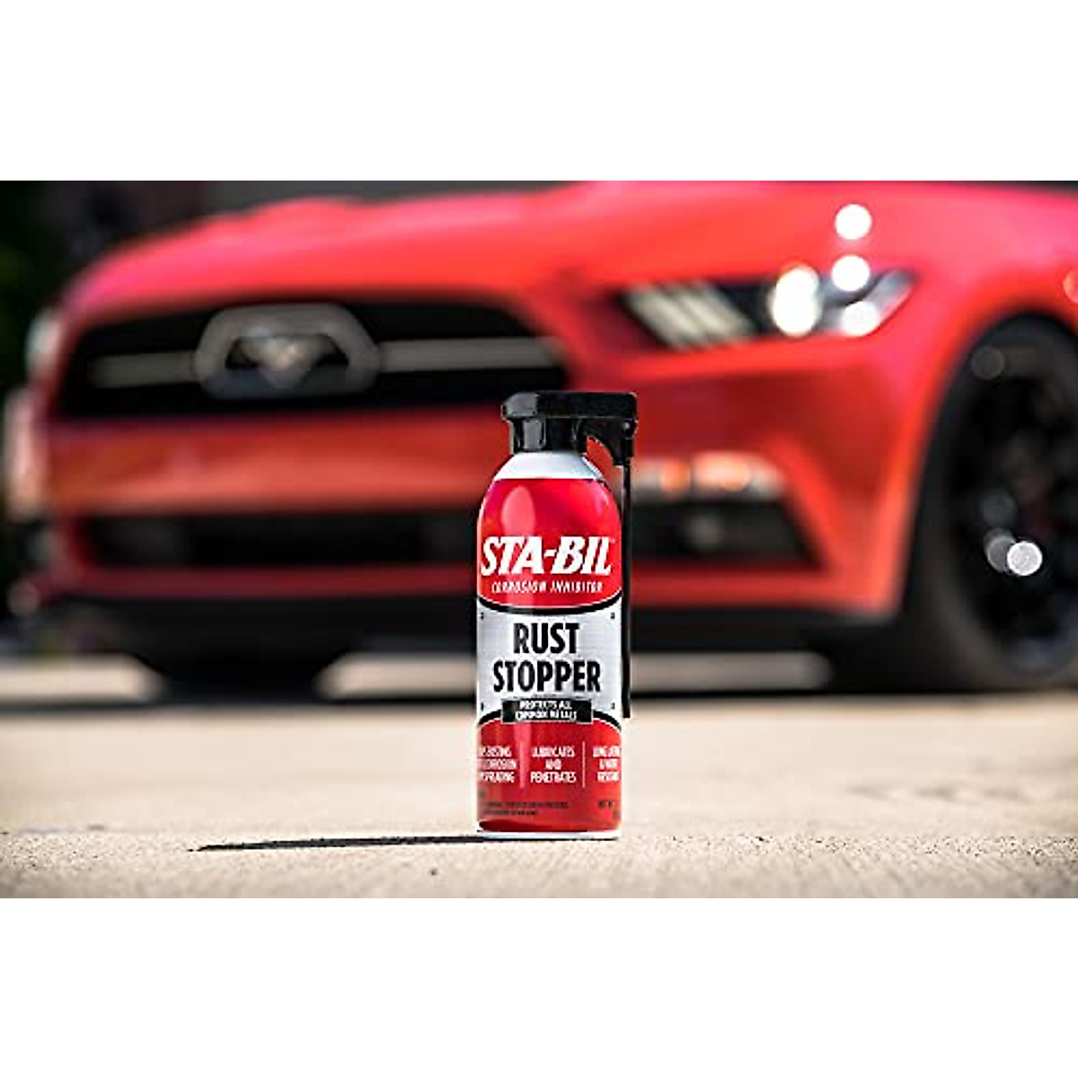 STA-BIL Rust Stopper - Anti-Corrosion Spray and Antirust Lubricant - Prevents Car Rust, Protects Battery Terminals, Stops Existing Rust, Rust Preventative Coating - 13 Oz (22003)