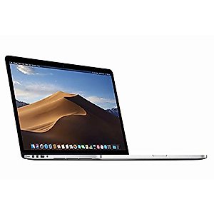 Mid 2015 Apple MacBook Pro with 2.5GHz Intel Core i7-4870HQ (15 inches, 16GB RAM, 512GB SSD) Silver (Renewed)