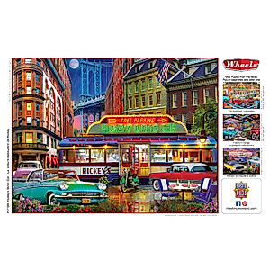 MasterPieces 750 Piece Jigsaw Puzzle for Adults and Family - Ricky's Diner Car - 18" x 24"
