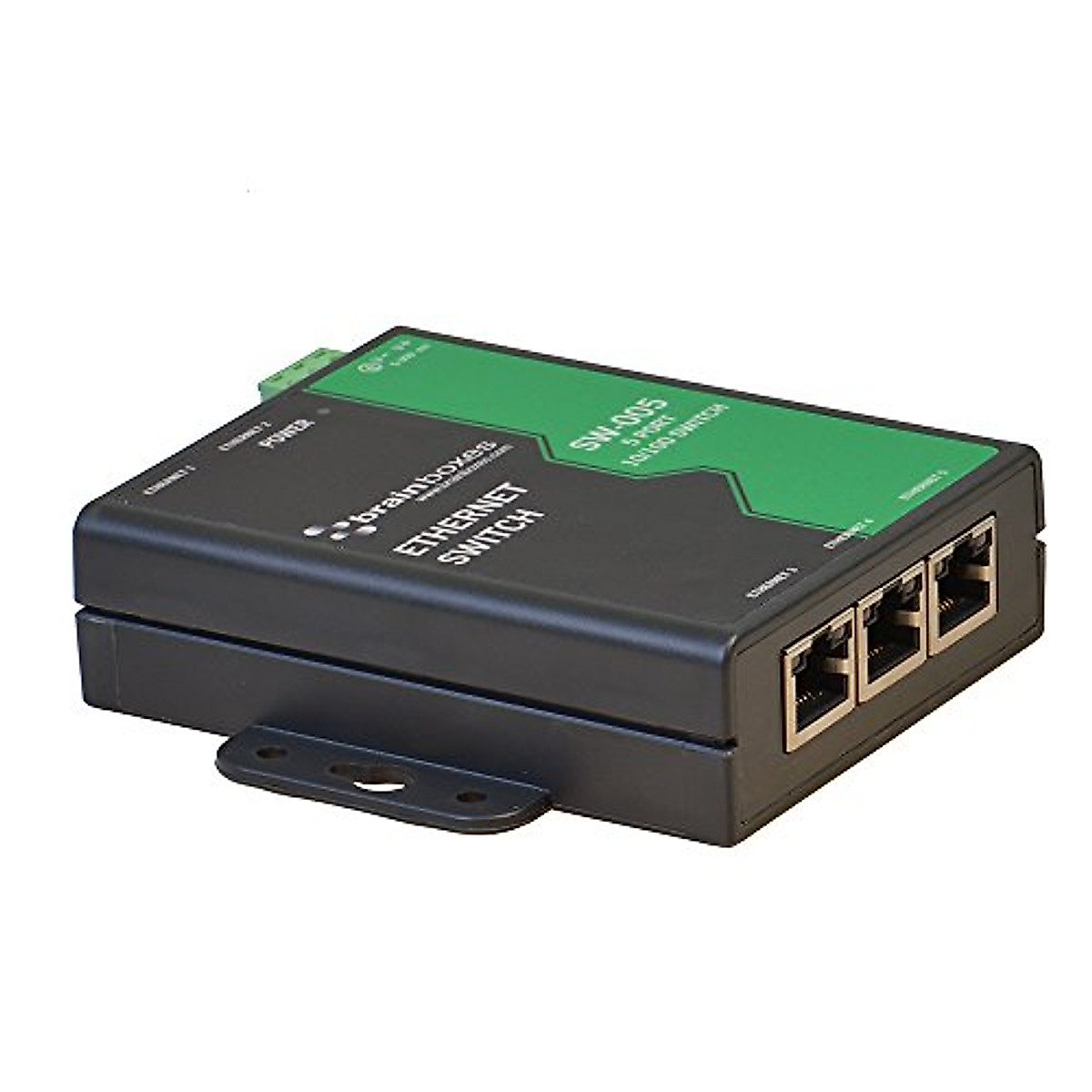 Brainboxes Switch - 5 Ports - DIN Rail mountable (SW-005)