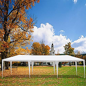 10'x30' Outdoor Party Wedding Tent Canopy Waterproof Camping Gazebo, White Outdoor Gazebo Canopy Wedding Party Tent 8 Removable Walls (US Shipping)