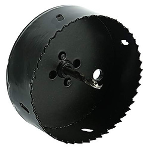 YaeTek 4-1/2 Inch Hole Saw with Heavy Duty Arbor,HSS Bi-Metal Holesaw Drill Bits M42 Cut Smooth and Fast in Wood,Plastic, Drywall, Thin Metal