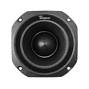 Timpano Super Tweeter TPT-ST22 Titanium Bullet Horn Tweeter, 8 Ohms 80 Watts RMS Power, 160 Watts Continuous Power, 1.75 Inch Voice Coil Super Tweeter for Pro Car Audio (Single)