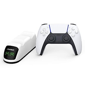 PS5 Controller Charger, Playstation 5 Dual Sense Charger Station with 5V 3A Power Adapter, Playstation 5 accessories