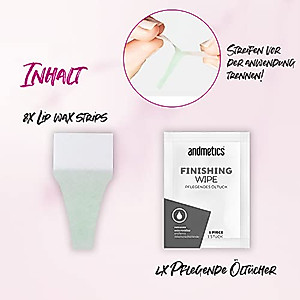 Andmetics Depilatory Strips for Women Lips