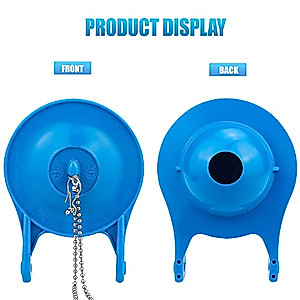 Gerber Toilet Flapper Replacement, 2 Pack 3 inch for Gerber 99-788 with 2 Toilet Handle Chains Ullnosoo Rubber Water Saving, Easy to Install