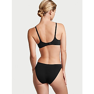 Victoria's Secret Seamless Bikini Panty Pack, Underwear for Women, 7 Pack, Stripes & Solids (S)