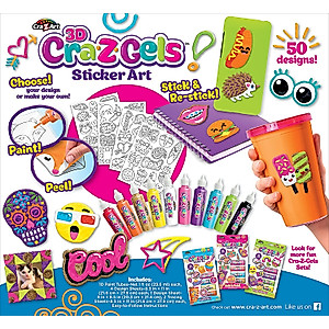 Cra-Z-Art CRA-Z-Gels 3D Deluxe Set DIY Sticker Kit