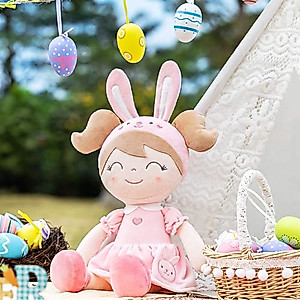 Gloveleya Baby Doll Girl Gifts Soft Plush Bunny Dolls 14" with Gift Box