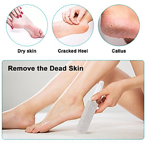 Yesland 12 Pack Gray Pumice Stone Toilet Bowl Cleaner with Plastic Handle, Scouring Stick for Cleaning Stains, Limescale, Hard Water Rings, Tiles, Iron and Rust