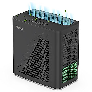 YIOU Air Purifier for Bedroom Home, Large Room Up to 547 Ft², H13 True HEPA Filter for Pets Hair, Wildfires, Smoke, Dander, Pollen, Quiet 20dB Air Cleaner for Office Living Room Kitchen Dorm