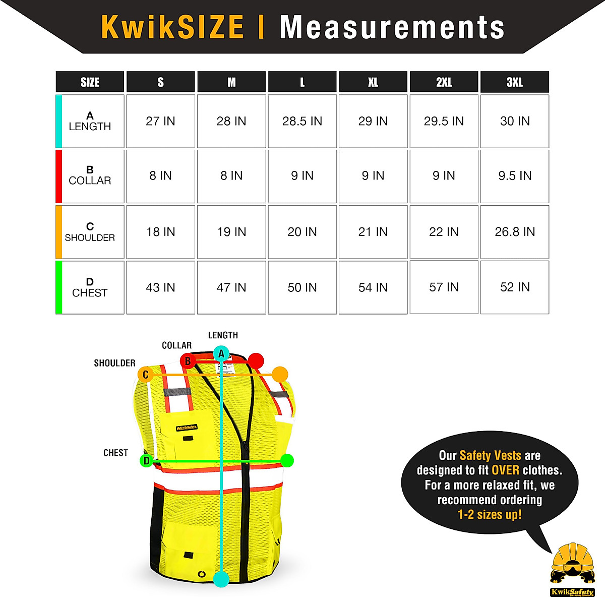 KwikSafety - Charlotte, NC - BIG KAHUNA Safety Vest [11 Pockets] Class 2 ANSI OSHA Reflective High Visibility Heavy Duty Surveyor Construction Lightweight Industrial Work Gear/Yellow Medium