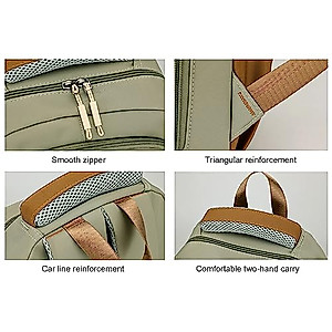 GGWIEAEA 2PCS Youth Waterproof Backpack Large Capacity Laptop Bag with Pencil Case Suitable for School Leisure And Travel