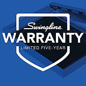 Swingline Paper Cutter, Guillotine Trimmer with EdgeGlow LED Cut Guide and Tempered Glass Surface, 12" Cut Length, 25 Sheet Capacity, ClassicCut 1225G (G7010005)