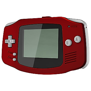 IPS Ready Upgraded eXtremeRate Scarlet Red Soft Touch Replacement Shell Full Housing Cover Buttons for Gameboy Advance GBA – Compatible with Both IPS & Standard LCD –Console & IPS Screen NOT Included