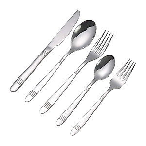 Callyne 40 Pieces Stainless Steel Flatware, Cutlery Set, Service for 8