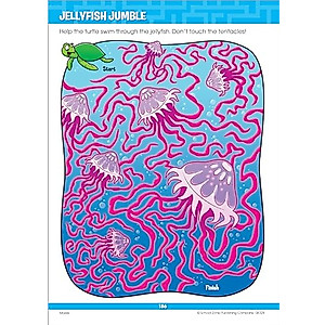 School Zone - Big Mazes & More Workbook - 320 Pages, Ages 6 to 8, 1st Grade, 2nd Grade, Learning Activities, Math Puzzles, Games, Color By Numbers, and More (School Zone Big Workbook Series)