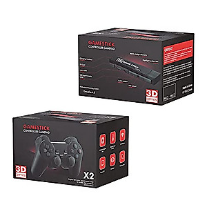 GD10 Wireless Retro Game Console, 4K HDMI Nostalgia Stick Game for TV, Plug & Play Video TV Game Stick with 64G Built-in 20000+ Games, Dual 2.4G Wireless Controllers (64G (20000 Games))