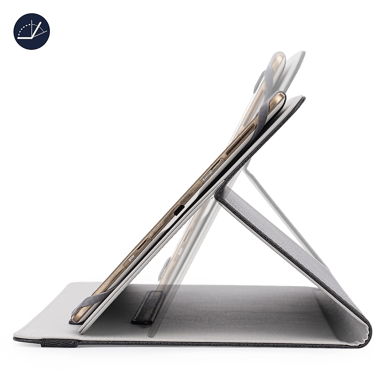 DPOB Universal Case for 9-11 inch Tablet, Stand Folio Universal Tablet Case Protective Cover for 9" 10.1" Touchscreen Tablet, with Adjustable Fixing Band and Multiple Viewing Angles