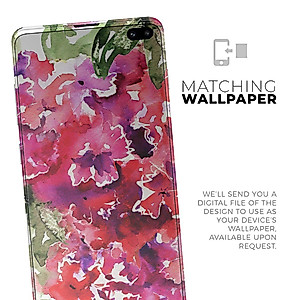 DesignSkinz Tropical Hydrangea Flowers Protective Vinyl Decal Wrap Skin Cover Compatible with The Samsung Galaxy S20 (Screen Trim & Back Glass Skin)