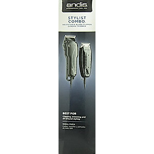 Andis Stylist Combo Envy Clipper + T-Outliner Trimmer Black Combo Haircut Kit 66280
