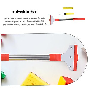 IWOWHERO 1 Set Seam Squeegee Set Glue Cleaning Tool Wall Paper Removal Tool Household Cleaning Scraper Sticker Cleaning Tool Painting Stripping Tools Tile Scraper Tile Cleaning Tool Plastic