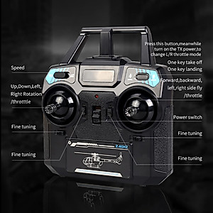 GoolRC C127 RC Helicopter with 720P Camera, 4 Channel Remote Control Helicopter, 2.4GHz RC Aircraft with 6-Axis Gyro, Optical Flow Positioning, One Key Take Off/Landing for Kids and Adults