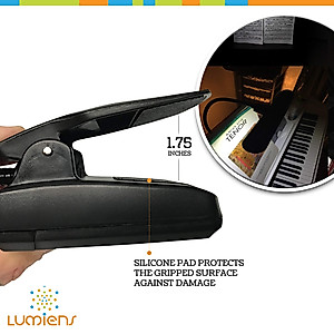 Lumiens L9 - Music Stand Light Clip On - LED Musician Lamp for All Music Stands, Pianos, Orchestra Pits, Work Tables, Desks, and More - #1 Among Music Stand Lights - AA Battery Powered