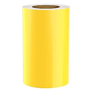 Premium Vinyl Label Tape for DuraLabel 9000 / Kodiak, LabelTac 9, VnM 8, SafetyPro 9G and Viscom ProMax 9, Yellow, 9" x 150'