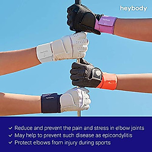 heybody Slim Air Golf Wrist Support Strap (Gray) | Golf Wrist Brace for Carpal Tunnel | Golf Training Equipment | Wrist Pain Relief Injury Prevention | Comfortable Fit Elastic Material