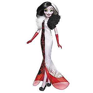 Disney Princess Villains Black and Brights Collection, Fashion Doll 4 Pack, Disney Villains Toy for Kids 5 Years Old and Up (Amazon Exclusive)