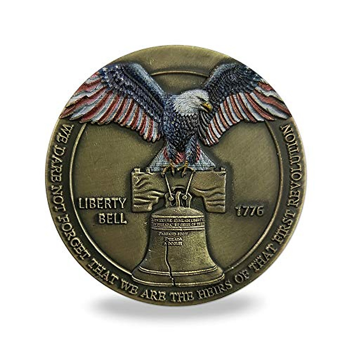 Don't Tread on Me Challenge Coin US Liberty Bell Military Coin