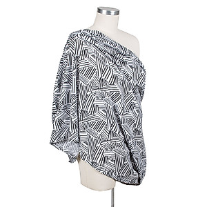 Bebe au Lait Premium Cotton Jersey Nursing Scarf - Montauk