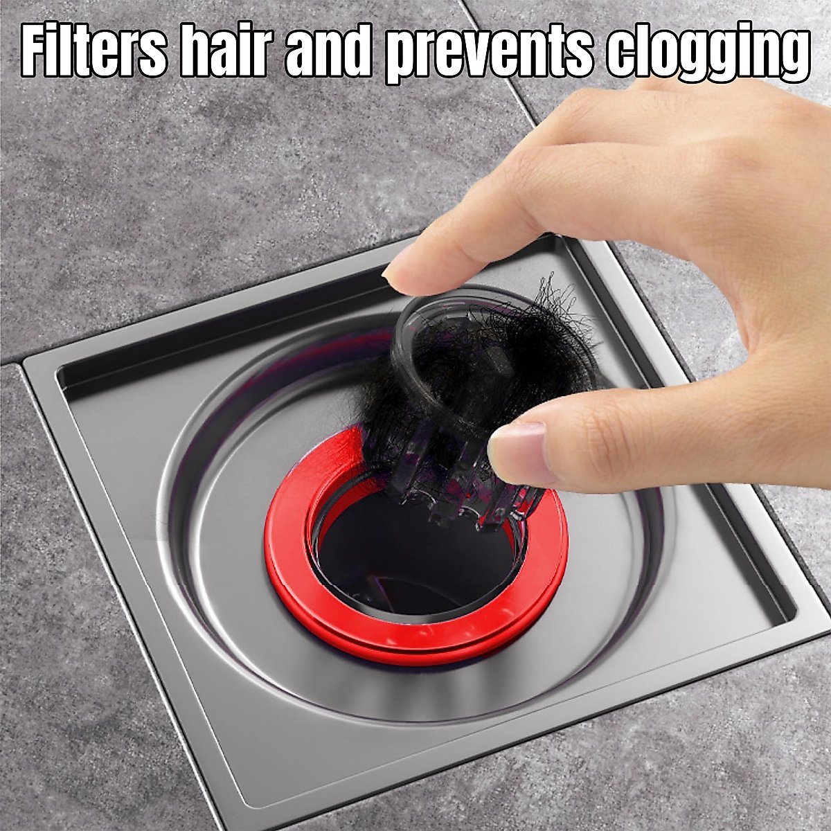 COLDDD Odor Proof Floor Drain, Floor Drain backflow Preventer, Anti-Odor Floor Drain, Prevent Backflow, Prevent Odor Dispersion in Bathrooms, and Kitchens (1.5''-2.0'' Caliber) (2)