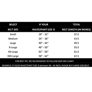 PBF Double Prong Leather Work Belts for Men | 38mm Wide | Heavy Duty | Real Leather Belt (XXL for Waist 52" - 56", Black)