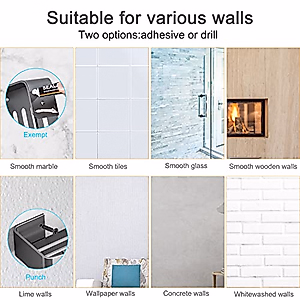 LBW 3 Packs Shower Caddy No Drilling Shower Rack for Bathroom Shower Organizer with Soap Holder and Hooks&Adhesive for Bathroom,Kitchen，Rustproof Shower Shelves for Inside Shower(pack of 3)