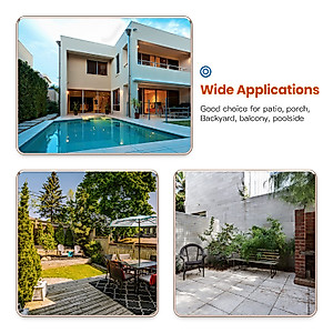 FDW 3 Pieces Patio Set Outdoor Patio Furniture Sets Wicker Bistro Set Rattan Chair Conversation Sets Garden Porch Furniture Sets for Yard and Bistro with Coffee Table (Black)