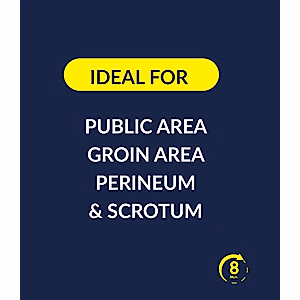 Intimate/Private Hair Removal Cream, Fast & Effective Hair Remover for Men's Underarm, Chest, Back, Legs, and Arms, 4.2 fl oz