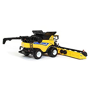 ERTL 1/64 New Holland CR9.90 Combine with Corn & Draper Heads, Prestige Series 13958