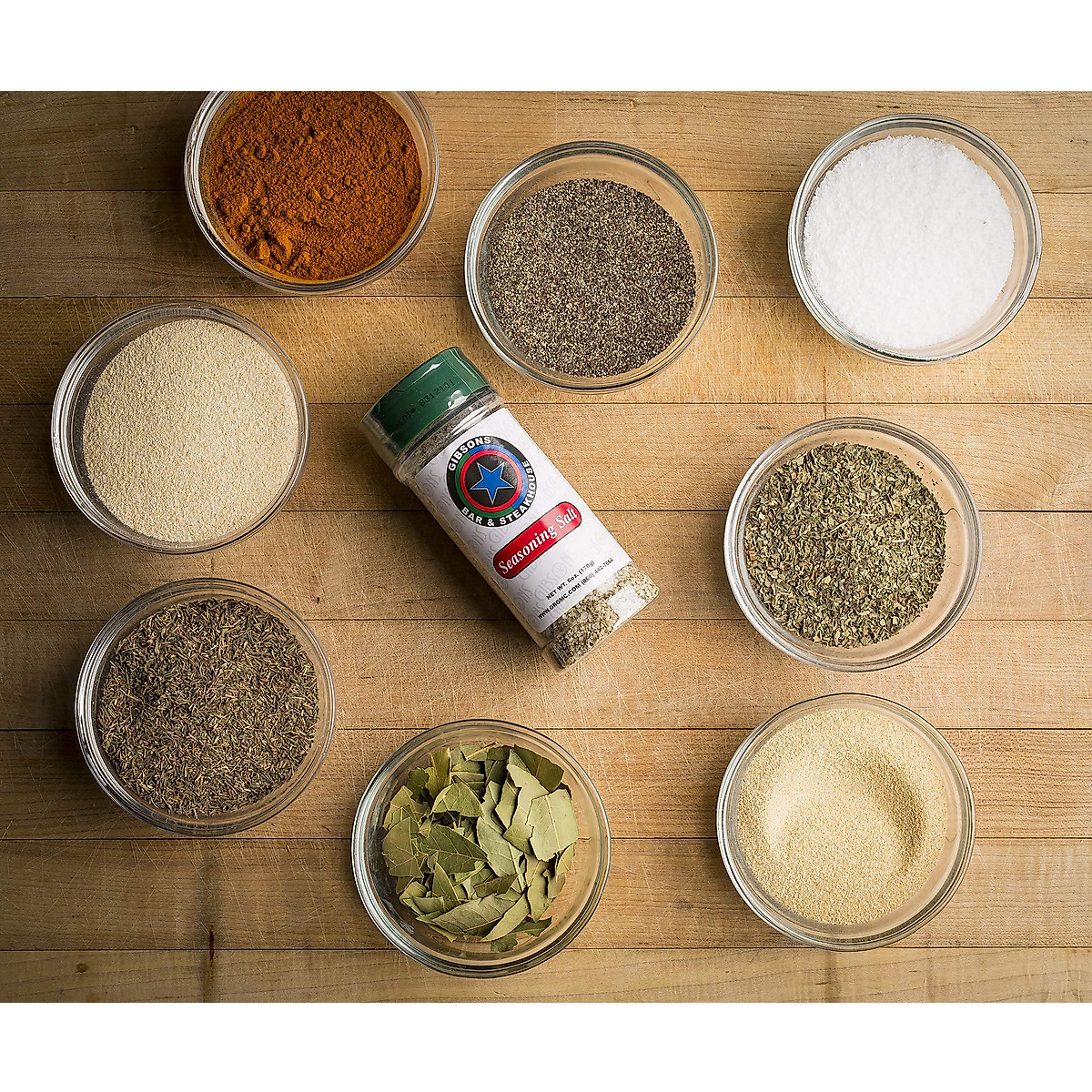 GIBSONS STEAKHOUSE Seasoning Salt, 6oz Bottle