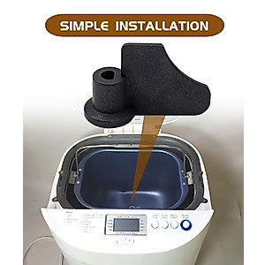 2pcs Bread Machine Kneading Paddle Replacement Parts fits for Oster CKSTBRTW20 Bread Machine