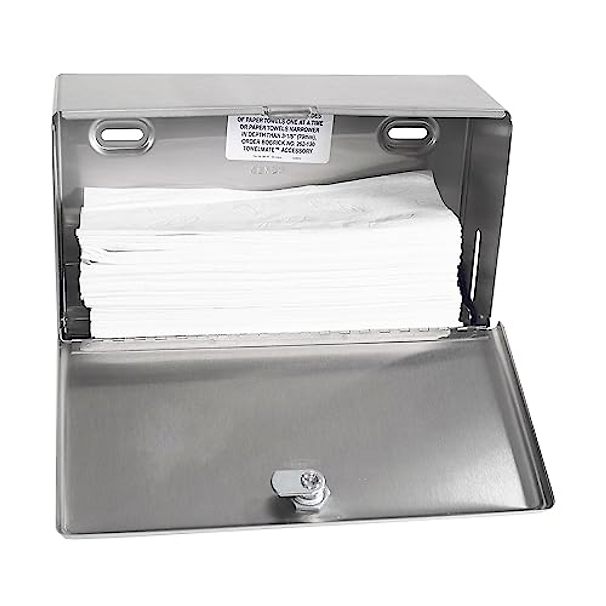 Bobrick Surface-Mounted Paper Towel Dispenser, 10.75 X 4 X 7.13, Stainless Steel