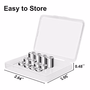 3.25oz. Weights Tungsten for Pinewood Derby Car, Incremental Cylinders Car Weights with 5 Different Sizes for Fastest Derby Car Speed