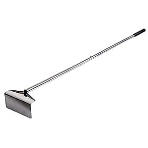 Mydracas Charcoal Grill Rake Grill Ash Tool Accessories,Charcoal Kettle Grill Pizza Oven Ash Rake Stainless Steel-32 inch
