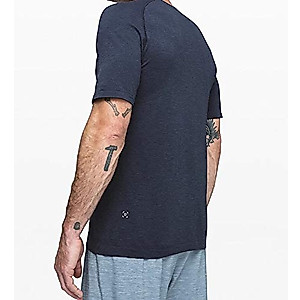 LULULEMON Men's Metal Vent Tech Short Sleeve Crew T-Shirt (True Navy, XS)