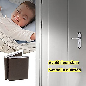 Door Corner Seal Exterior Door Frame Seal Wedge Draft Stopper with Adhesive 4 Pack, Black