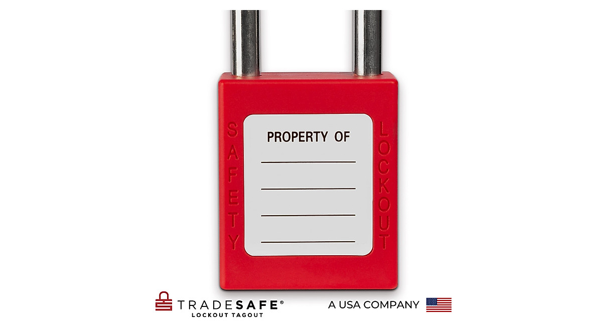 TRADESAFE Lockout Tagout Set - 10 Keyed Alike Locks